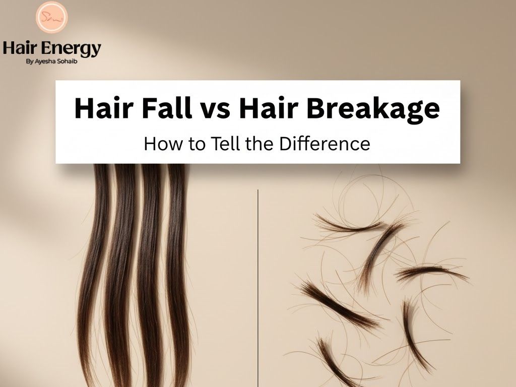 Hair Fall vs Hair Breakage: How to Tell the Difference