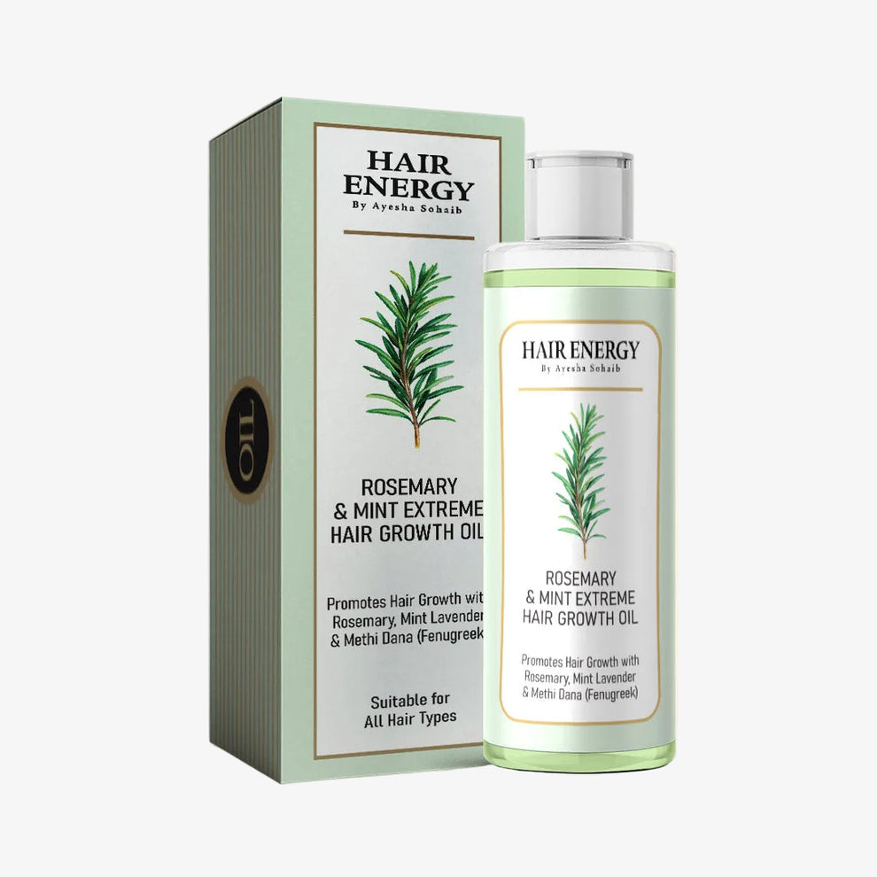 Rosemary & Mint Extreme Hair Growth Oil – Hair Energy by Ayesha Sohaib