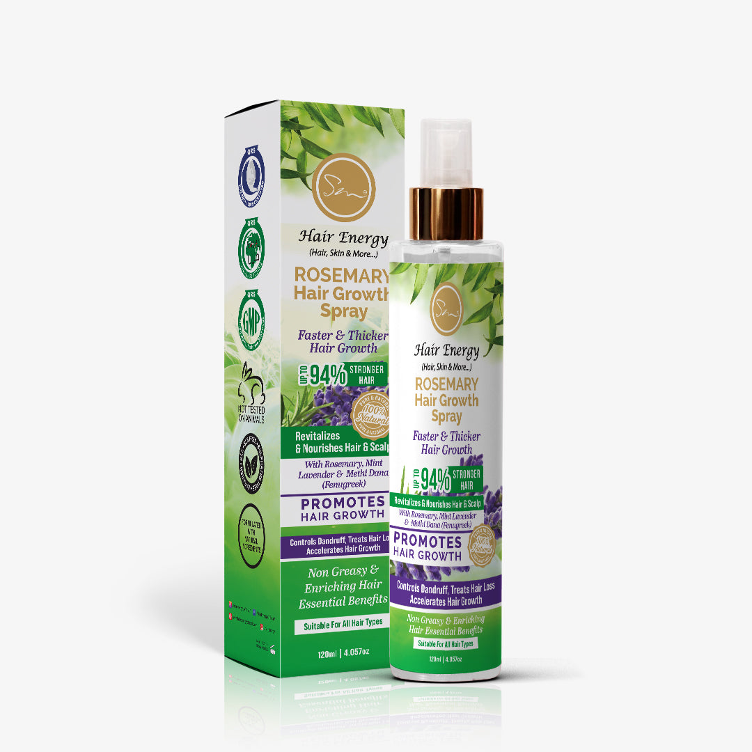 Rosemary Anti-Hair Fall Hair Growth Spray – Hair Energy by Ayesha Sohaib