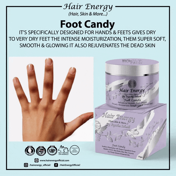 FOOT CANDY – Hair Energy by Ayesha Sohaib
